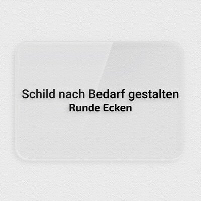 Plexiglasschilder und Acryglasschilder kaufen | OTYPO