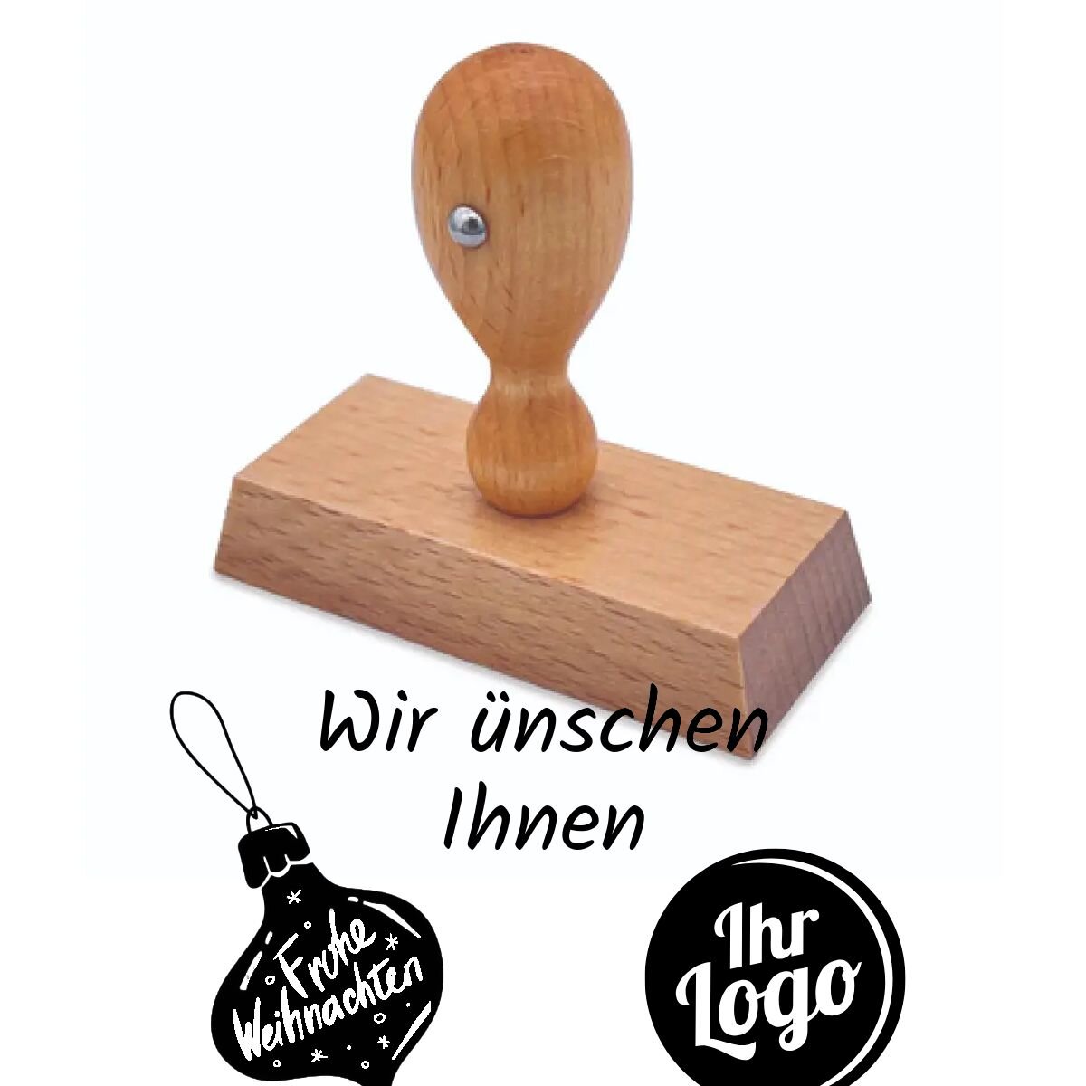 Stempel Mit Eigenem Logo Stempel Mit Anpassbaren Initialen Modell